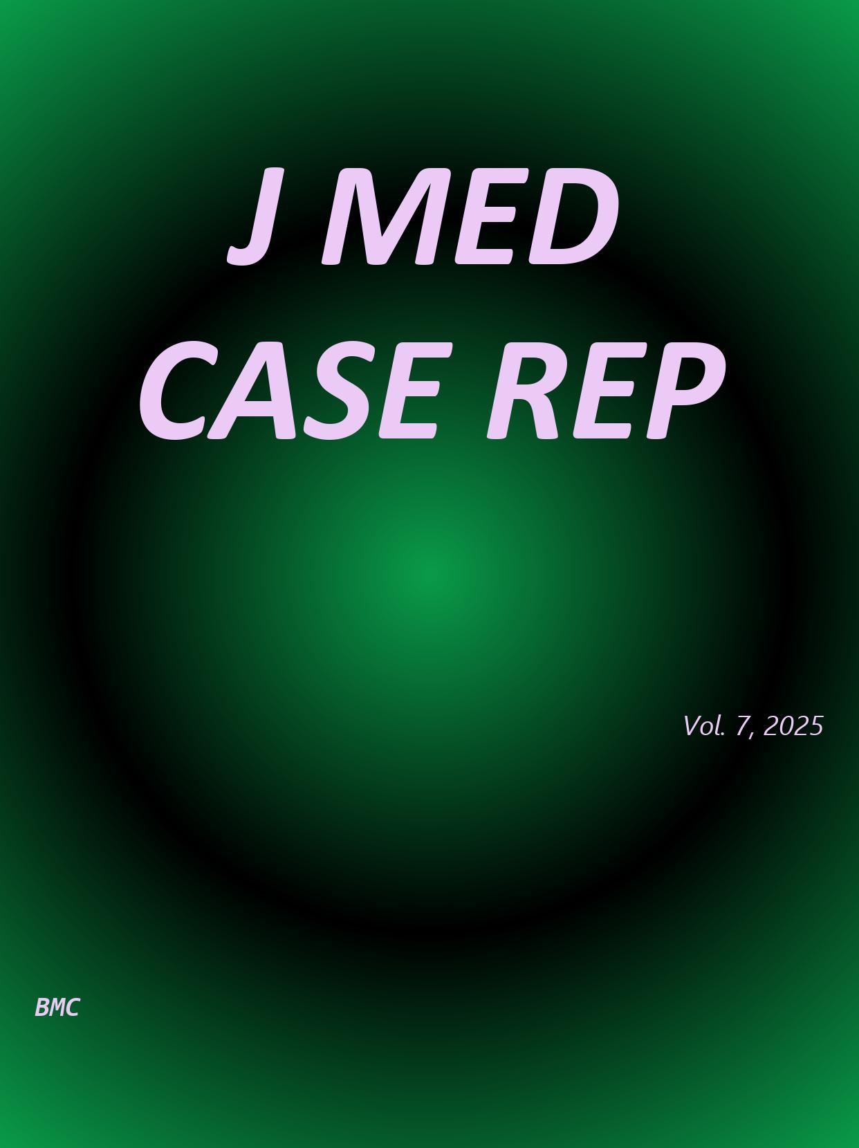 期刊影响因子2024/2025: Journal of Medical Case Reports, J MED CASE REP, ISSN:-, eISSN:1752-1947