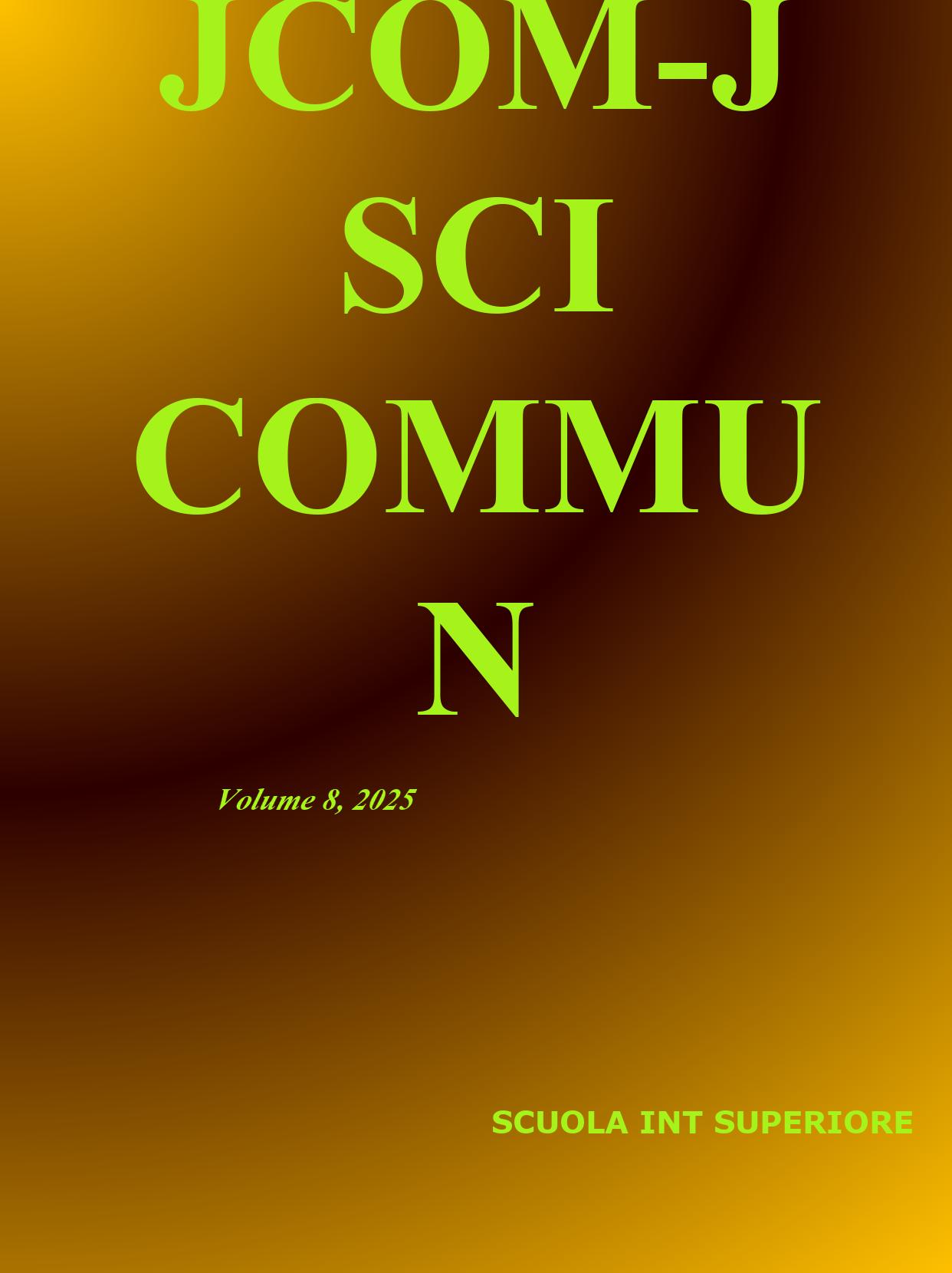 期刊影响因子2024/2025: JCOM-Journal of Science Communication, JCOM-J SCI ...