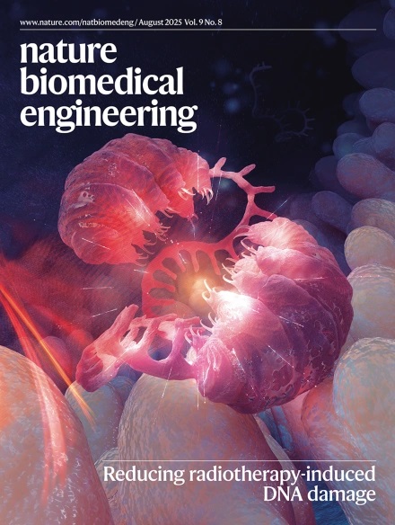 期刊影响因子2024/2025: Nature Biomedical Engineering, NAT BIOMED ENG, ISSN:2157-846X, eISSN:2157-846X
