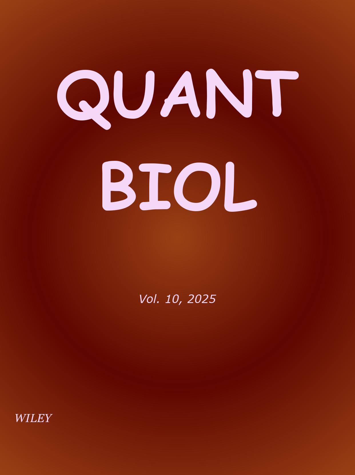 期刊影响因子2024/2025: Quantitative Biology, QUANT BIOL, ISSN:2095-4689, eISSN:2095-4697