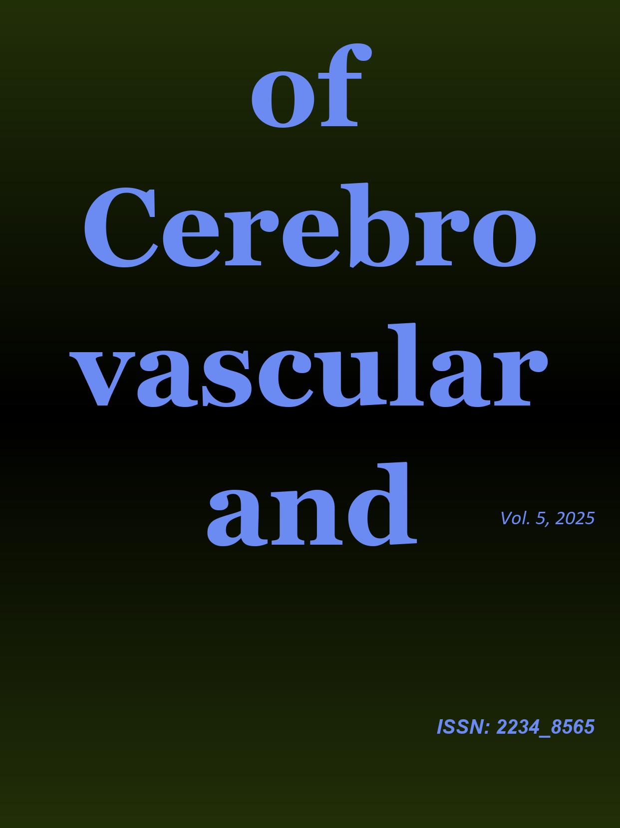 期刊影响因子2024/2025: Journal of Cerebrovascular and Endovascular ...