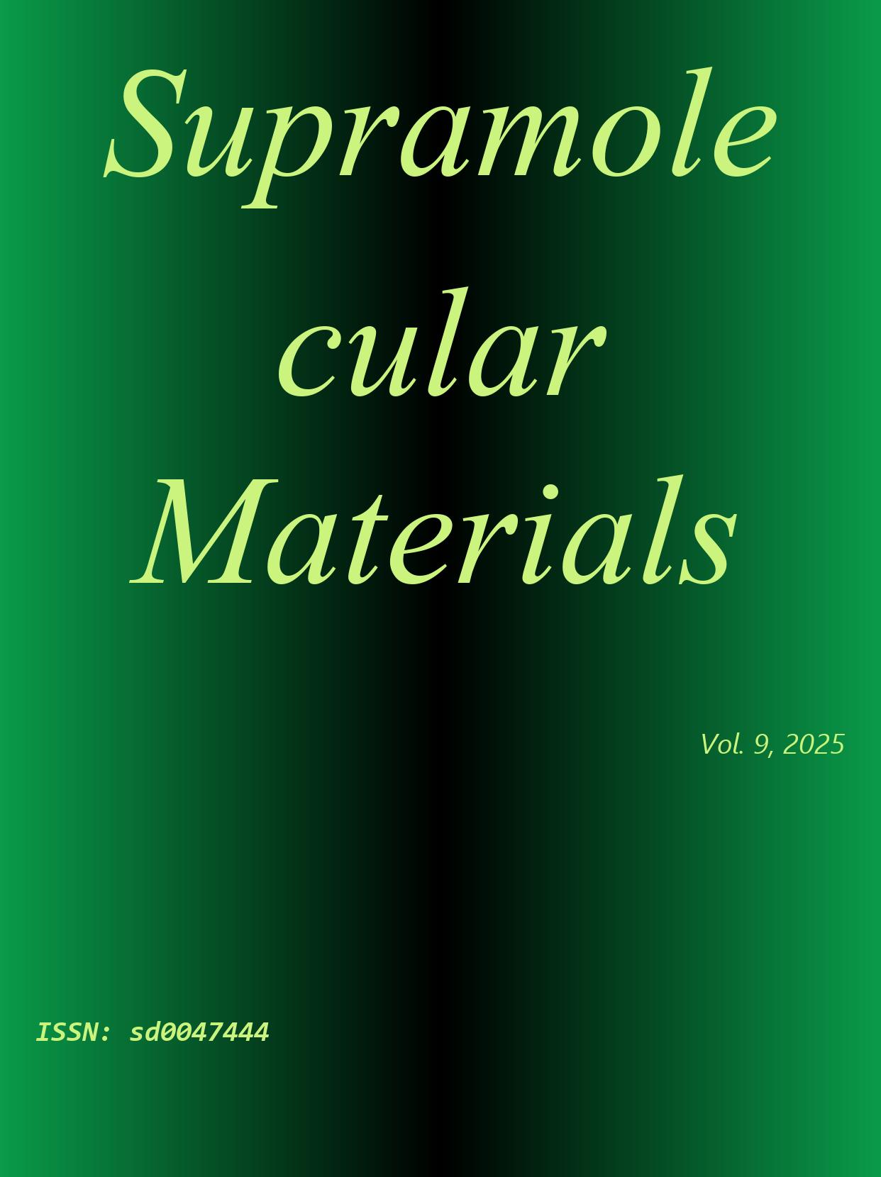 期刊影响因子2024/2025: Supramolecular Materials, , ISSN:-, eISSN: