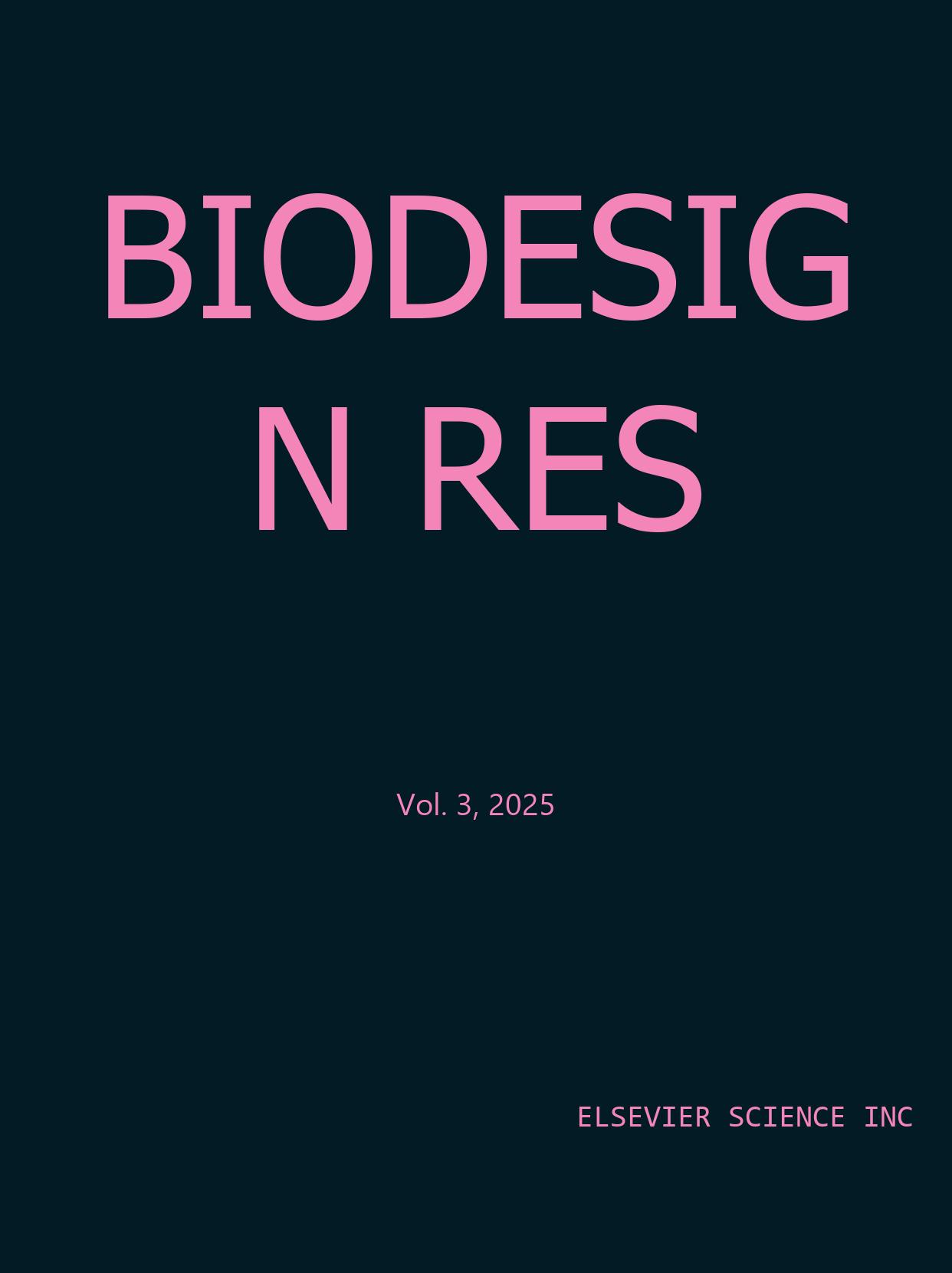 期刊影响因子2024/2025: BioDesign Research, BIODESIGN RES, ISSN:N/A, eISSN:2693-1257