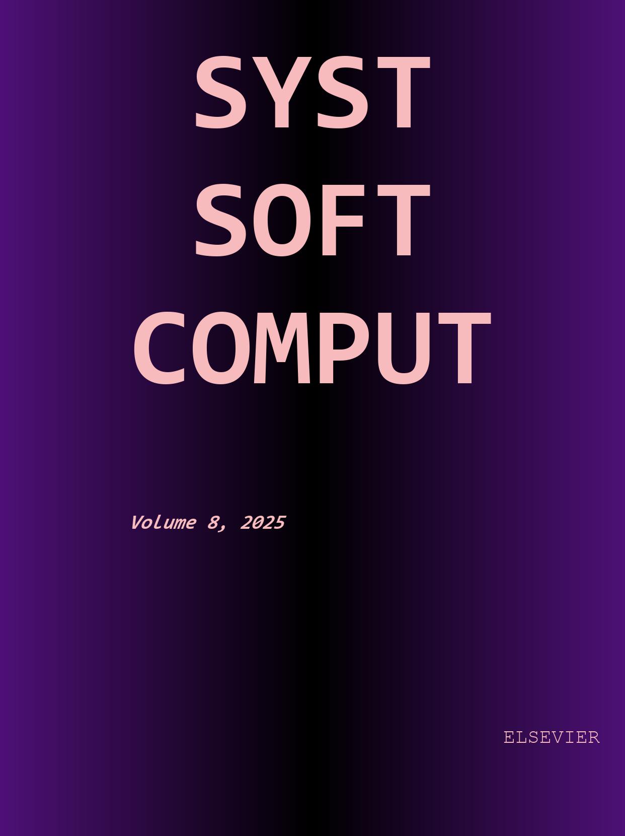 期刊影响因子2024/2025: Systems and Soft Computing, SYST SOFT COMPUT, ISSN:N/A ...