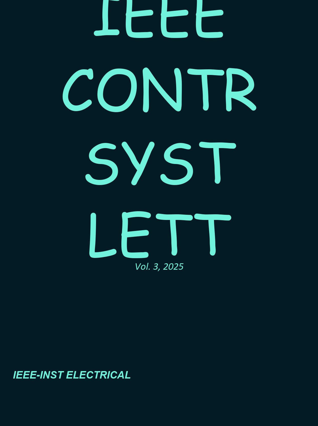 期刊影响因子2024/2025: IEEE Control Systems Letters, IEEE CONTR SYST LETT ...